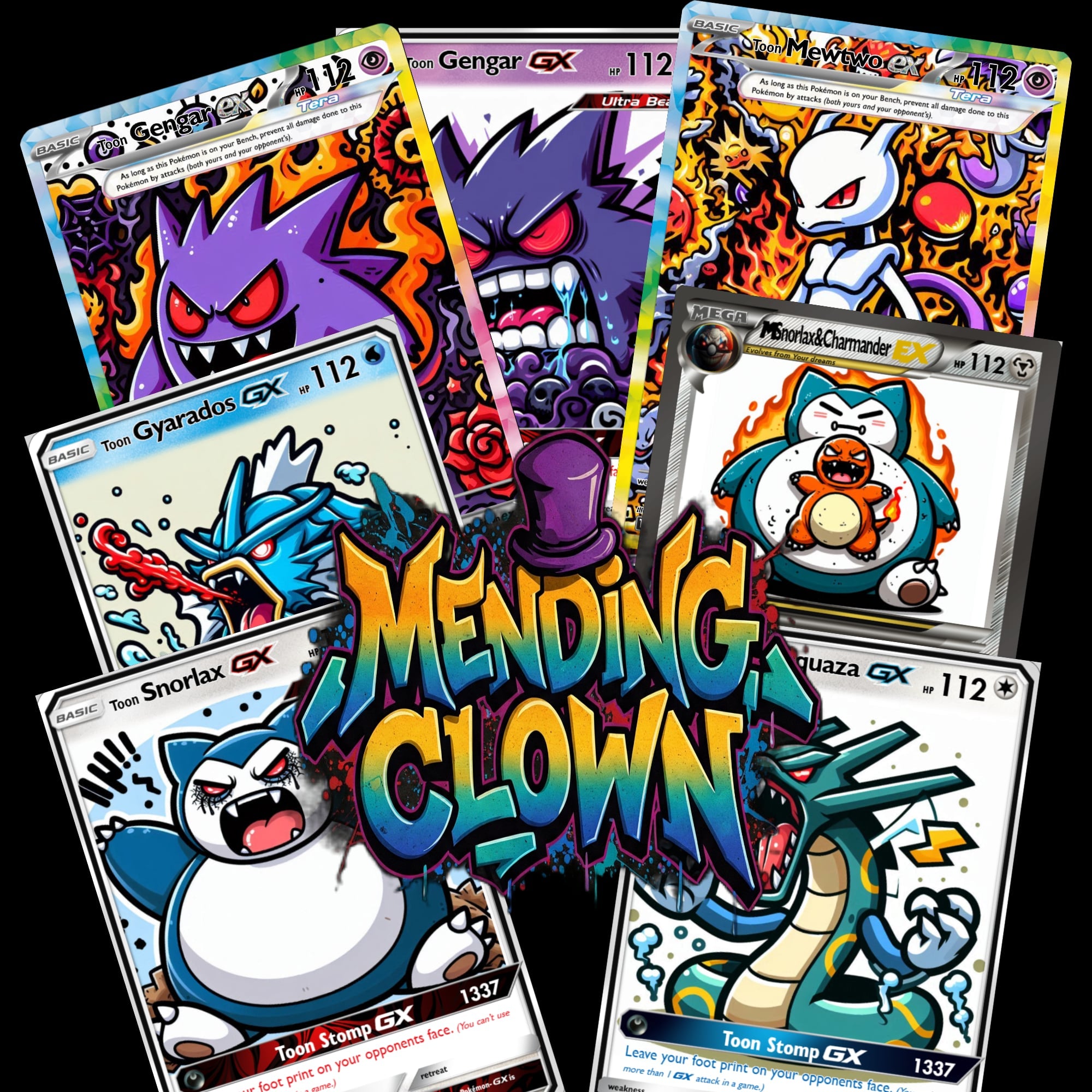 NON TCG - Toon Edition MendingClown Fan Art – Gengar Gang